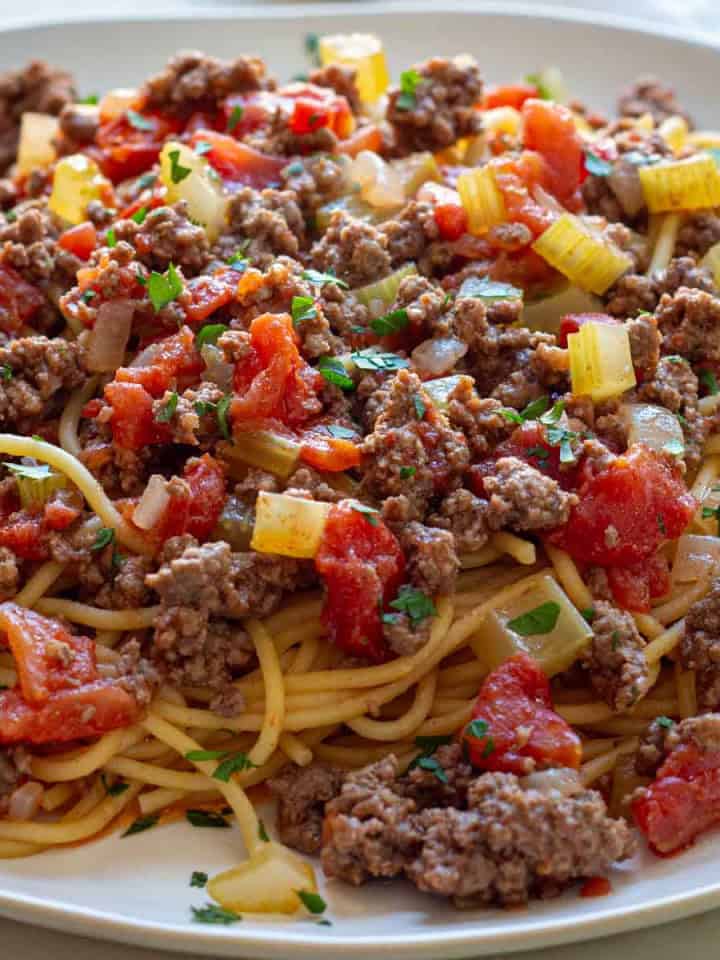 Oma's Easy German Spaghetti Recipe - Seanna's Kitchen