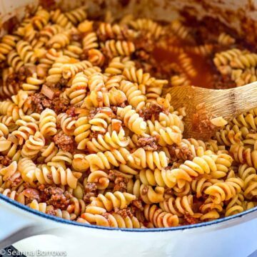 Ground Bison Pasta Recipe - Easy Weeknight Dinners | Seanna's Kitchen