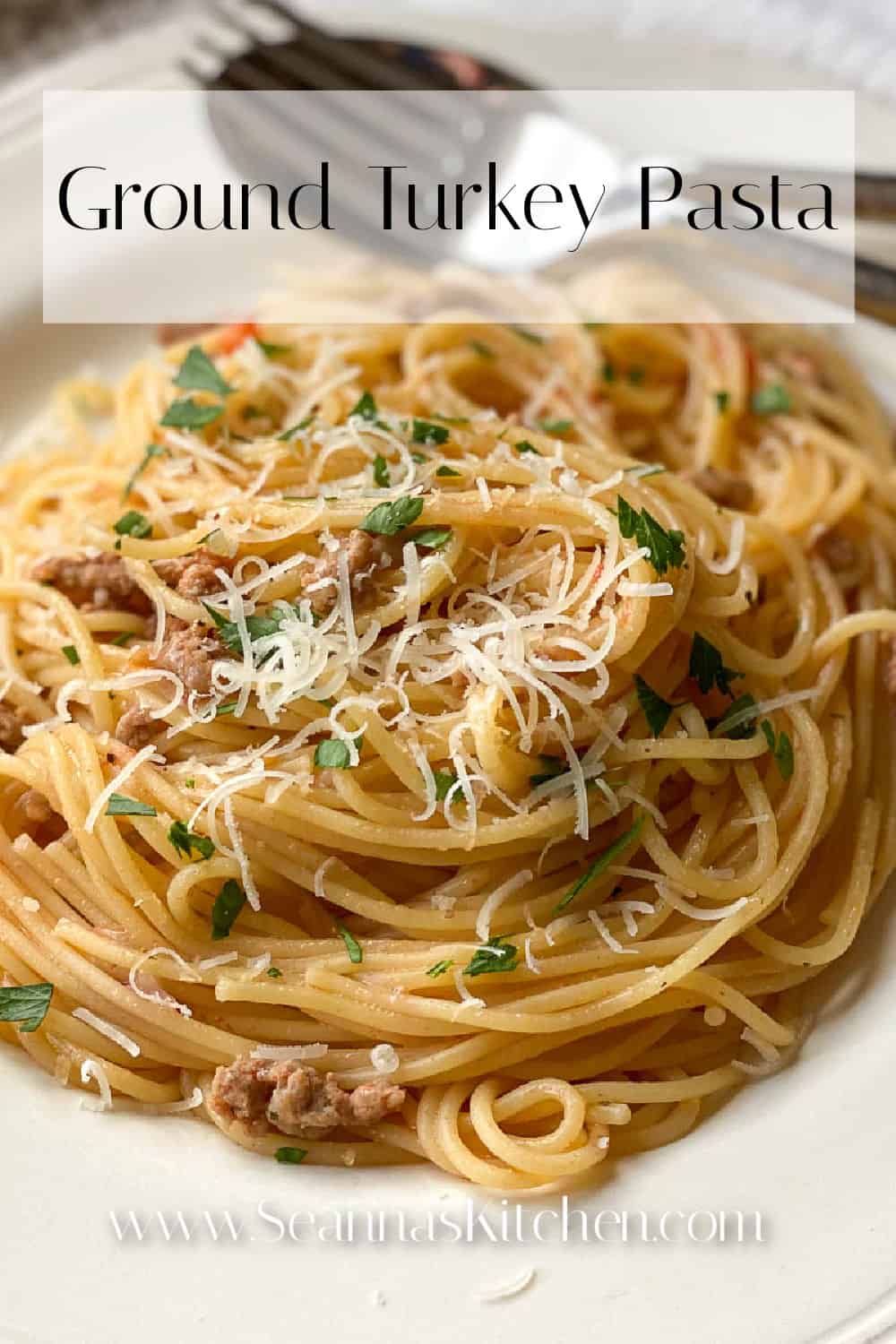 Ground Turkey Pasta - Seanna's Kitchen