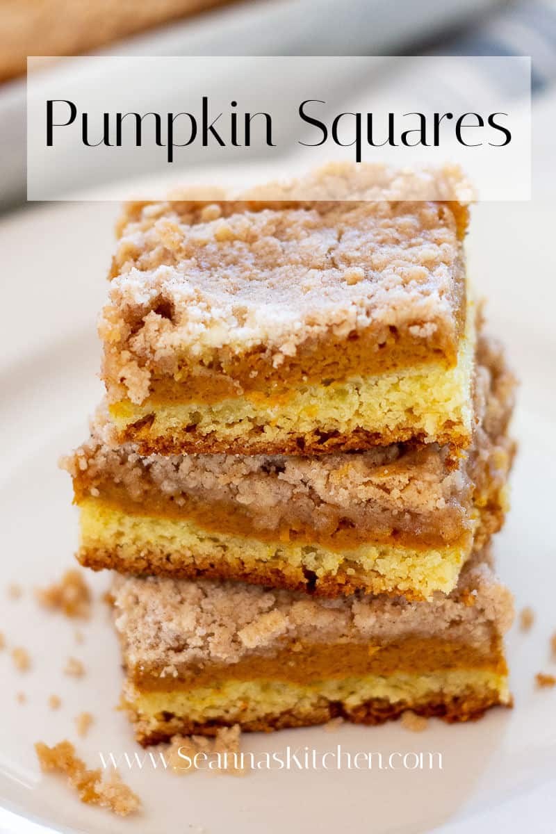 Pumpkin Squares Recipe - Seanna's Kitchen