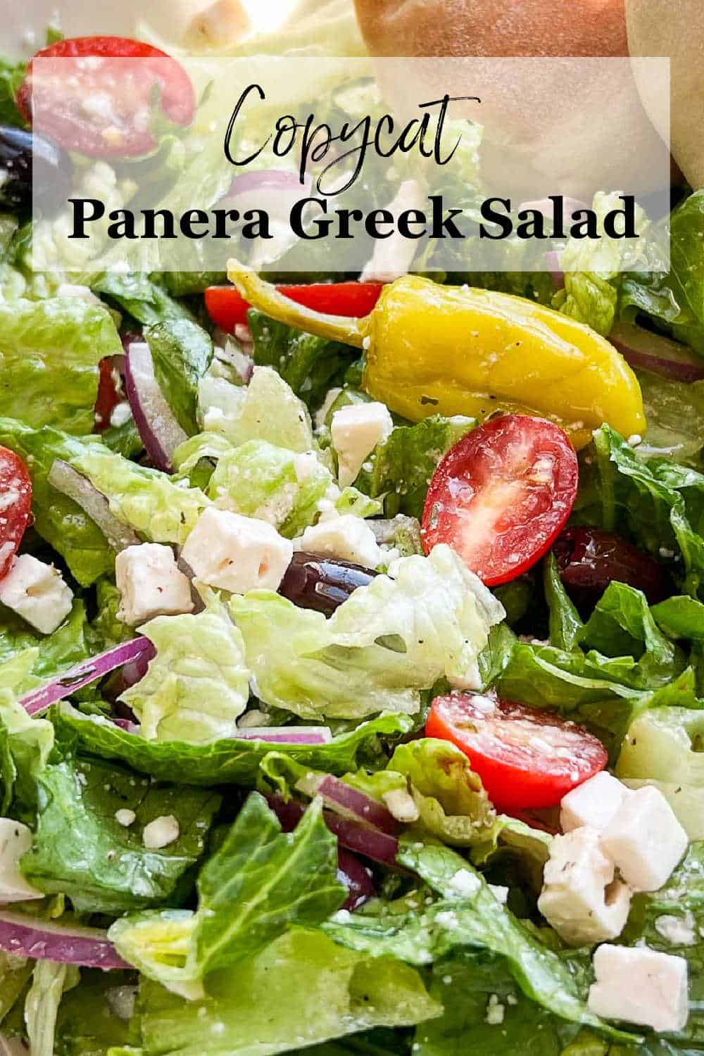 Copycat Panera Greek Salad Recipe - Seanna's Kitchen