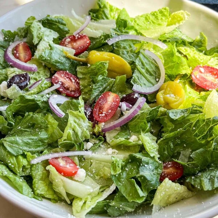 Copycat Panera Greek Salad Recipe - Seanna's Kitchen