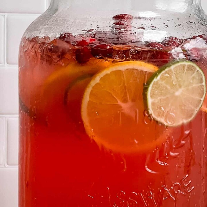 Non Alcoholic Christmas Punch - Seanna's Kitchen