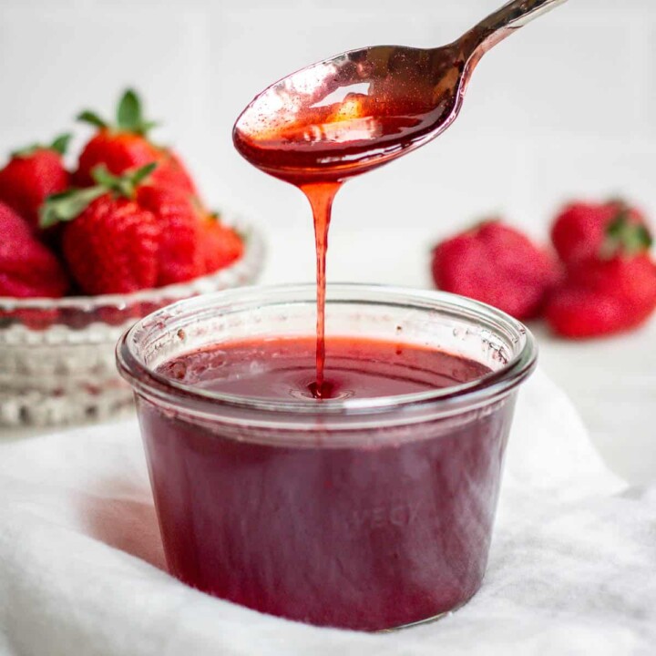 Easy Homemade Strawberry Syrup Recipe - Seanna's Kitchen