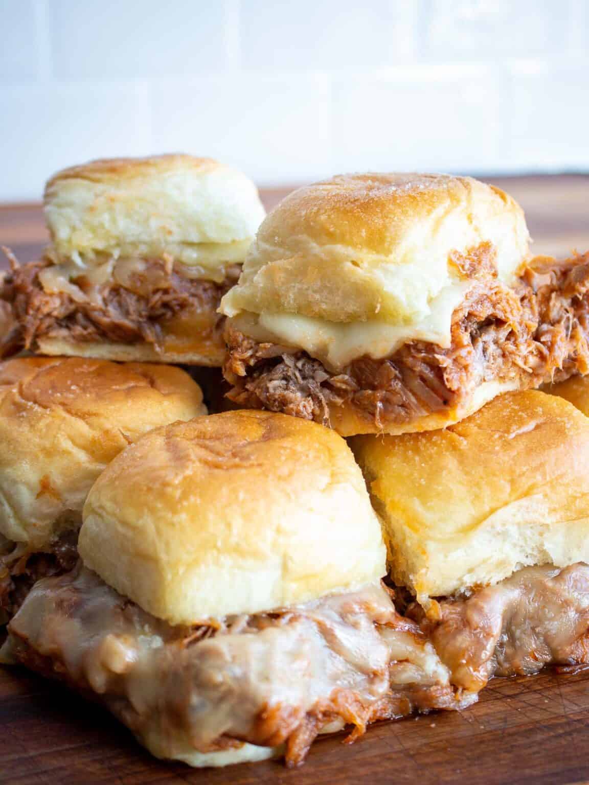 Easy BBQ Pulled Pork Sliders Recipe - Seanna's Kitchen