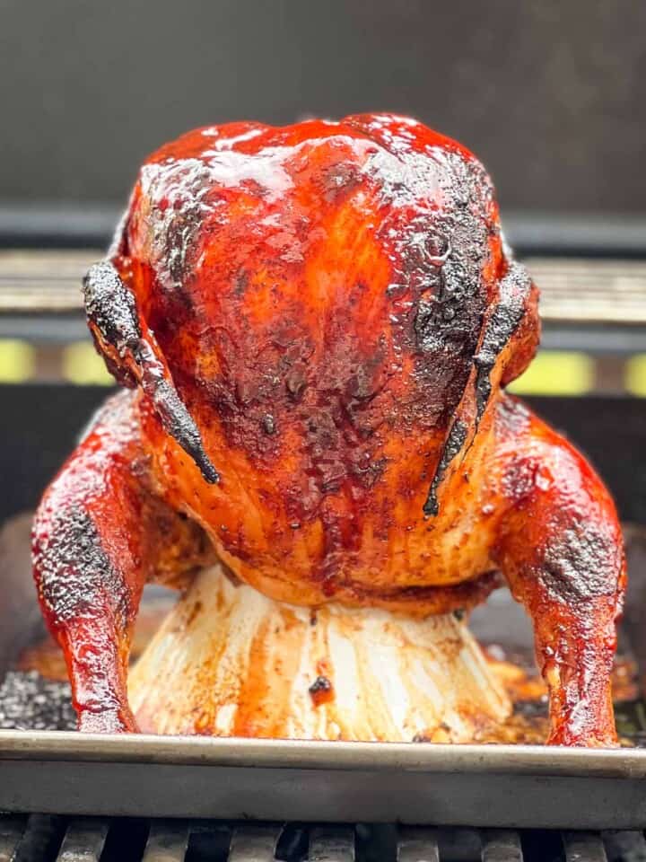 Grilled Beer Can Chicken - Seanna's Kitchen