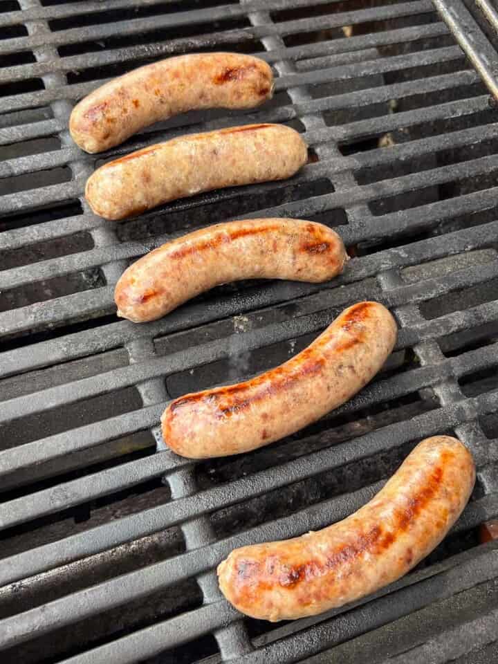 Grilled Beer Brats - Seanna's Kitchen