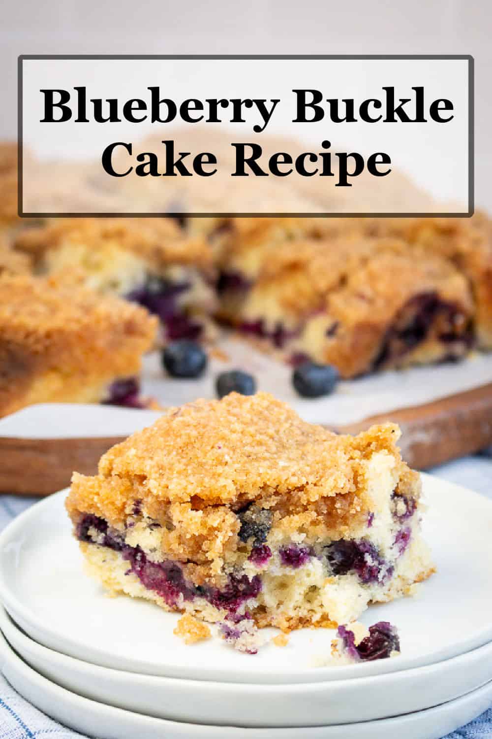 Blueberry Buckle Cake Recipe - Seanna's Kitchen