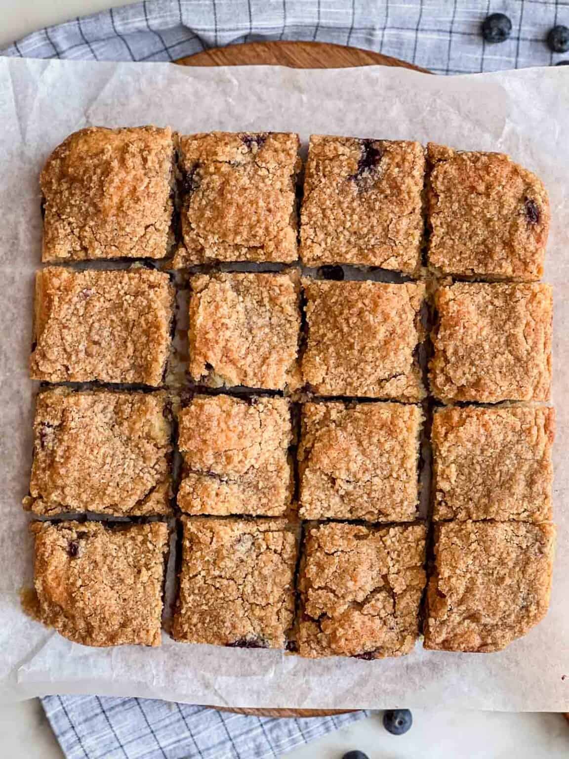 Blueberry Buckle Cake Recipe - Seanna's Kitchen